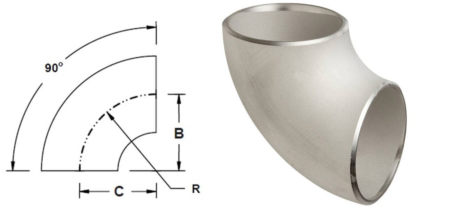 Stainless Steel Butt Weld Elbow (Short Radius)